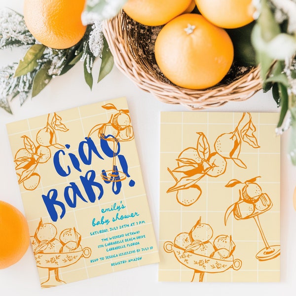 Ciao Bambino Baby Shower - Etsy