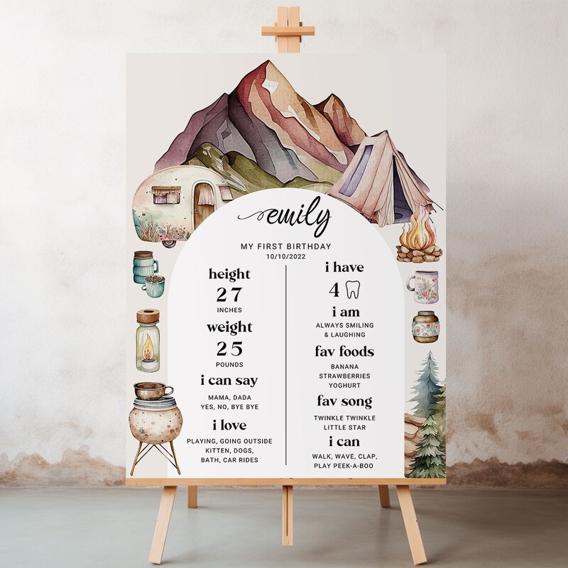 Camping Birthday - Etsy