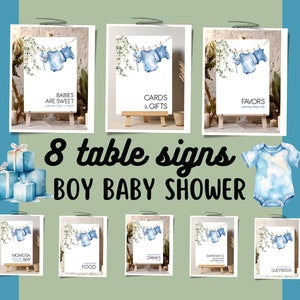 Late Night Diapers Sign Boy Baby Shower Game Printable Greenery Boho ...