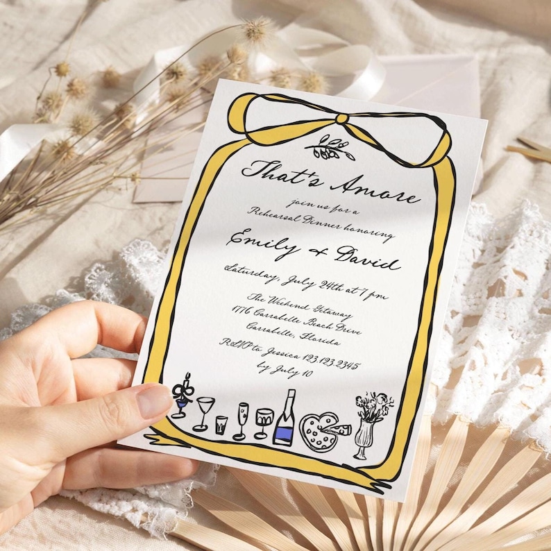 Italian Rehearsal Dinner Invitation Template, Wine Pizza Party Editable ...