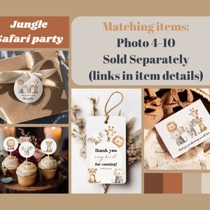 Boho Safari Baby Shower Banner Jungle Animals Party Decoration Neutral ...