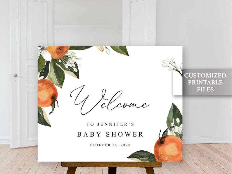 Citrus Cards and Gifts Sign Printable Wedding Sign Citrus | Etsy
