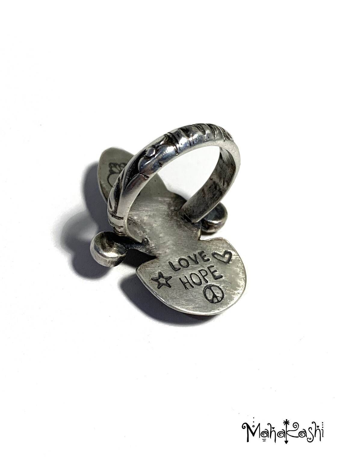 Sterling Silver 'spaceship' Ring With - Etsy