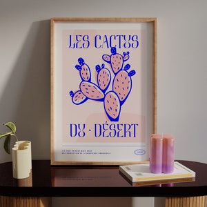 Colorful Cactus Illustrations: Printable Poster Set for Nursery or Dorm ...