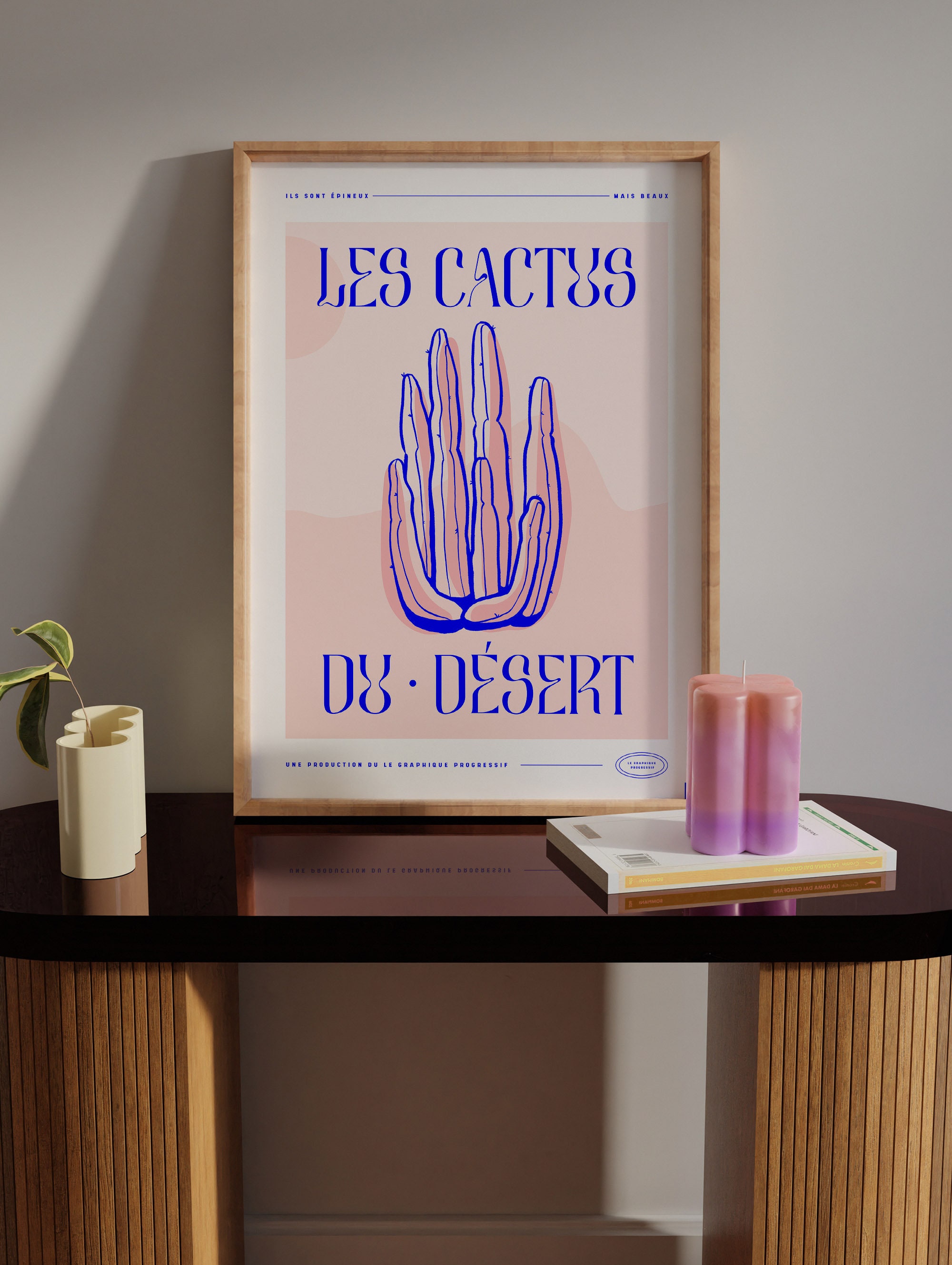 Desert Art Cactus Poster Cacti Wall Art Plants Decor Plant Lover Gift ...