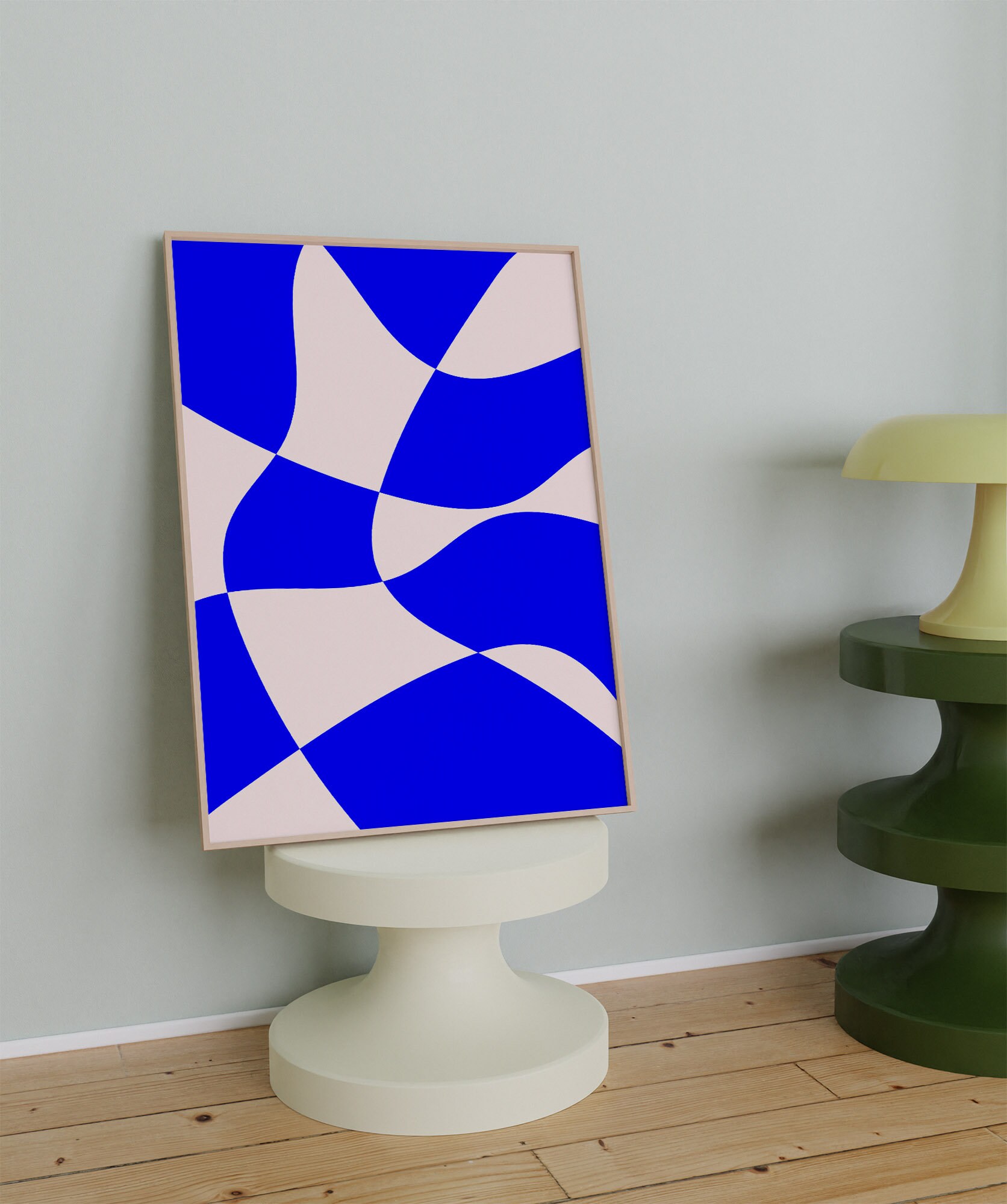 Trendy Warped Checker Art Wall Art Printable Poster Design Decor Dorm ...