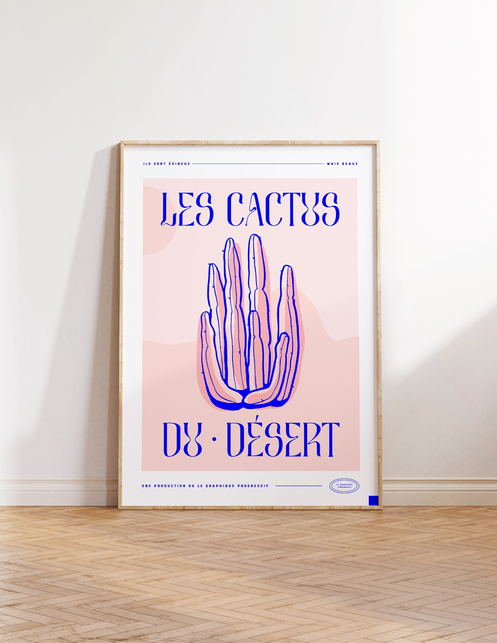 Desert Art Cactus Poster Cacti Wall Art Plants Decor Plant Lover Gift ...