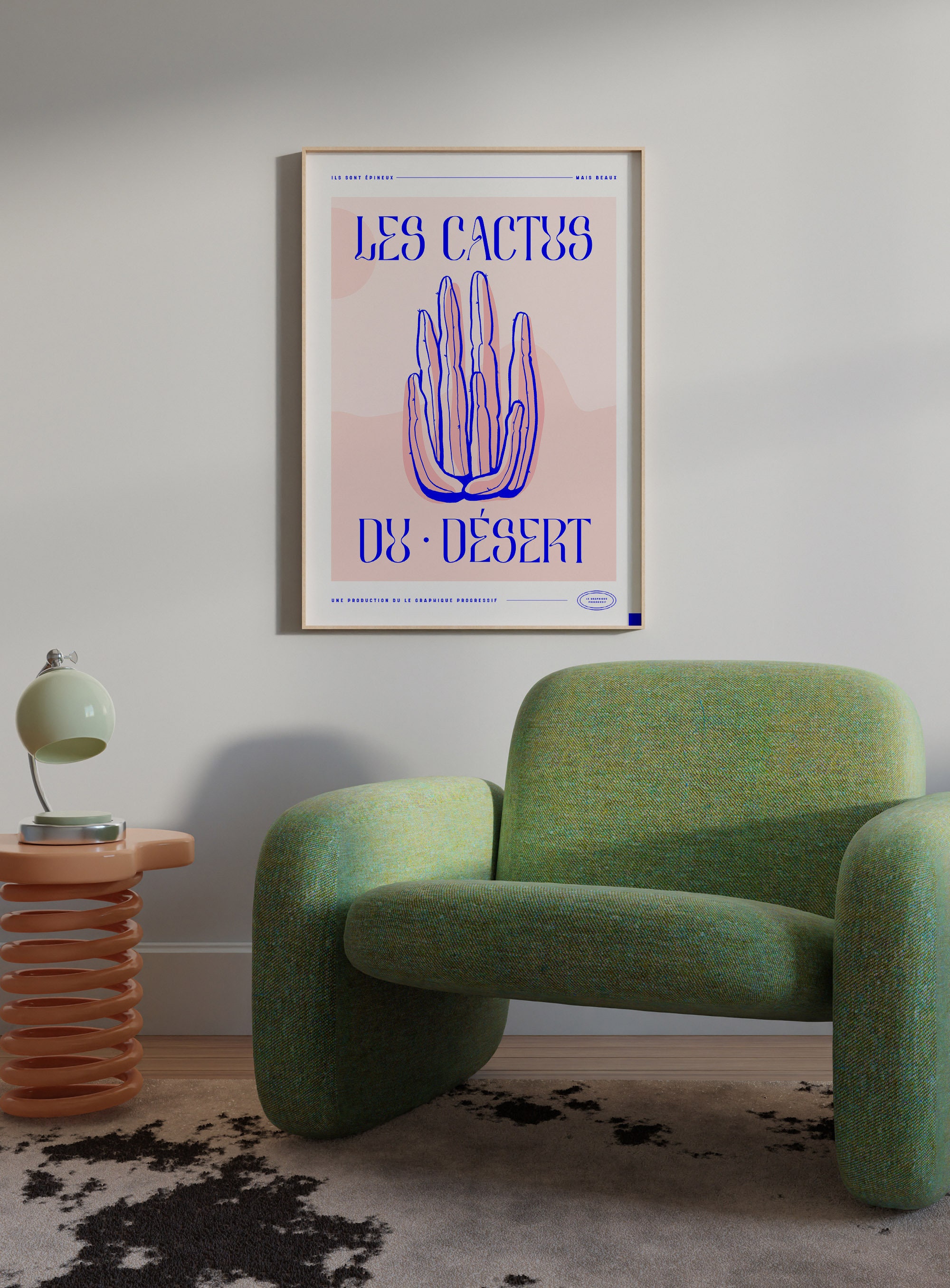 Desert Art Cactus Poster Cacti Wall Art Plants Decor Plant Lover Gift ...