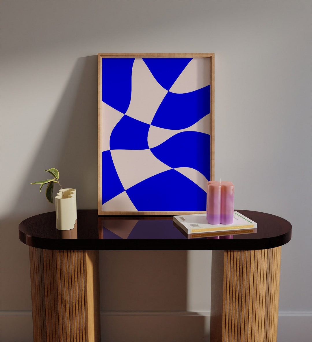 Trendy Warped Checker Art Wall Art Printable Poster Design Decor Dorm ...