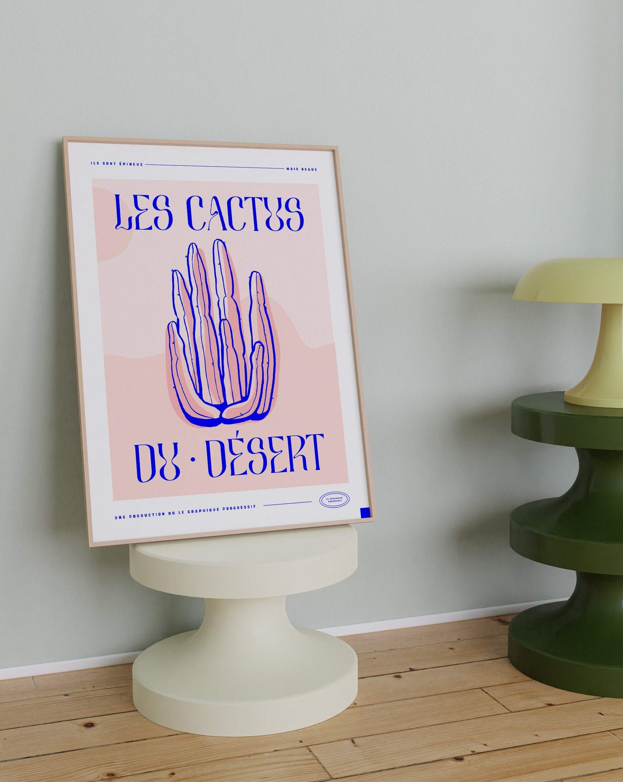 Desert Art Cactus Poster Cacti Wall Art Plants Decor Plant Lover Gift ...