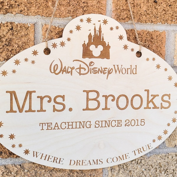 Mickey Name Tag - Etsy