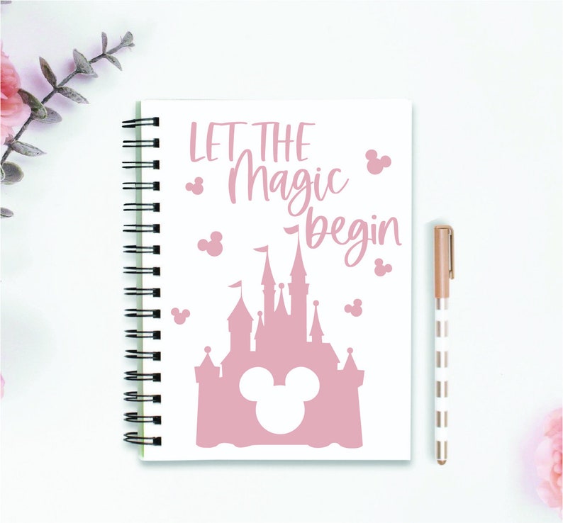 Let The Magic Begin Journal Disney Inspired Notebook Self Etsy let-the-magic-begin-journal-disney-inspired-notebook-self-etsy