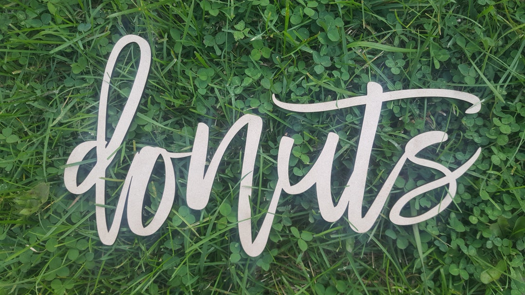 Donuts Sign, Donuts Wood Sign, Donuts Sign for Wedding, Donuts Sign for ...
