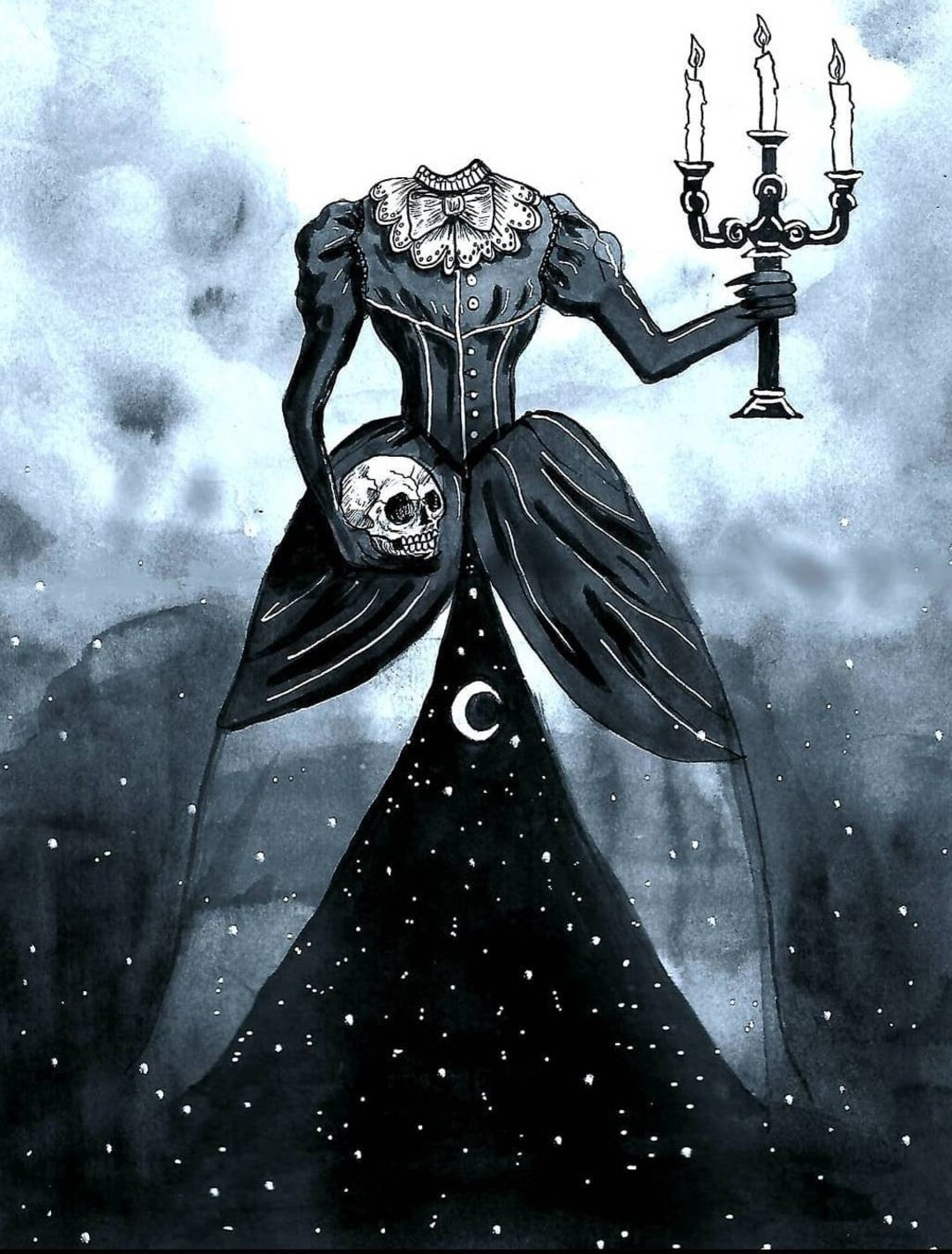 The Headless Lady Print - Etsy