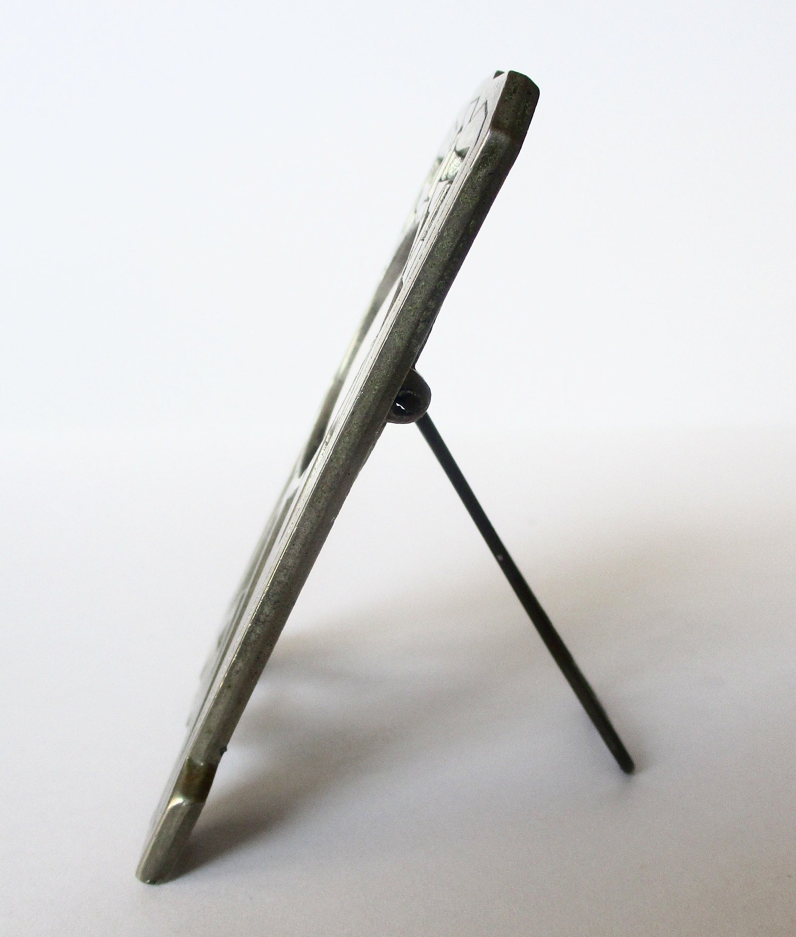 Antique Art-deco Small Pewter Photo Frame - - Etsy