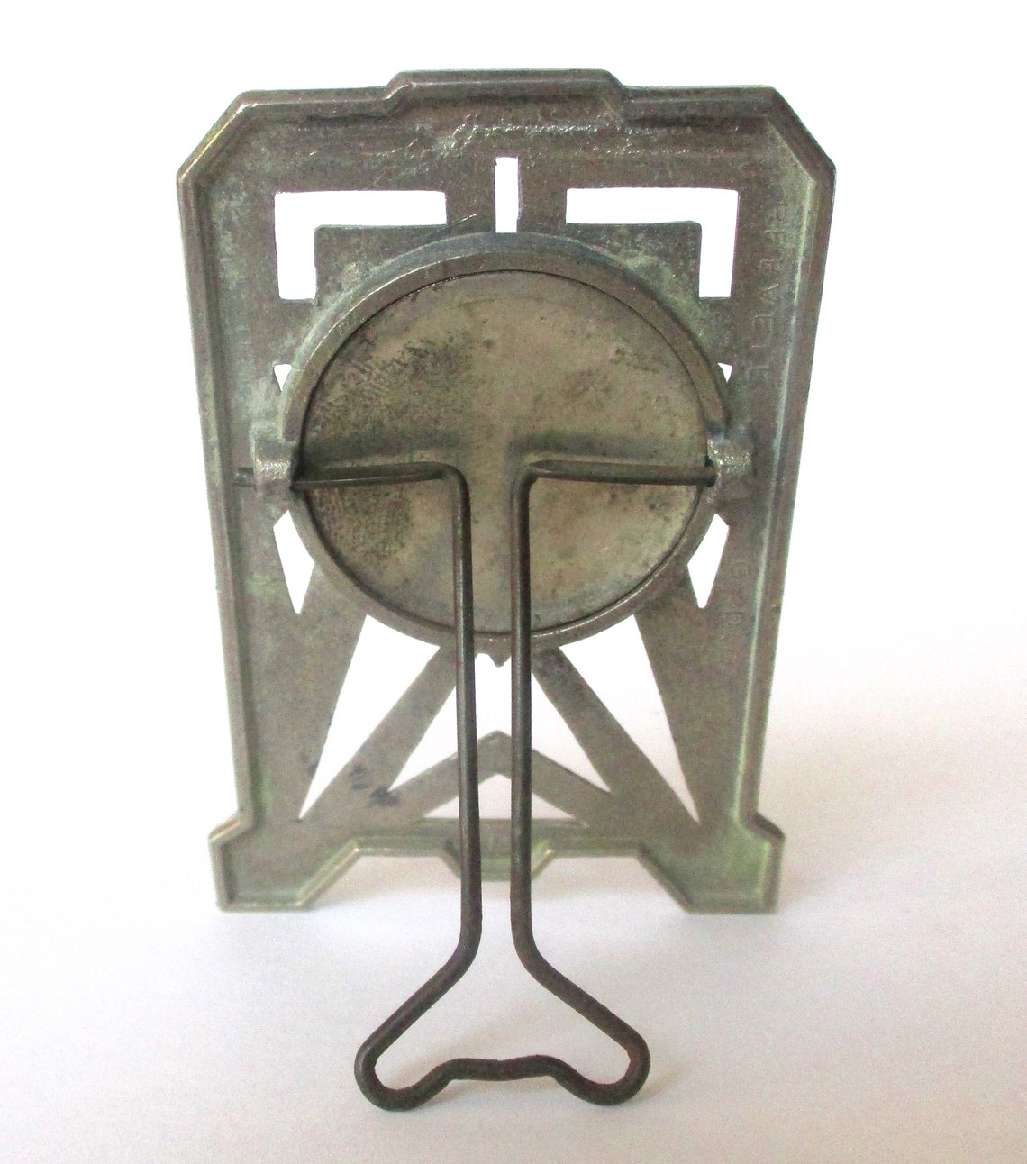 Antique Art-deco Small Pewter Photo Frame - - Etsy