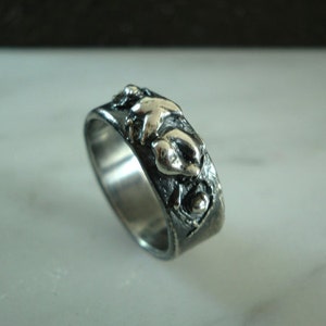 Handmade Nature-inspired Abstract Sterling Silver Ring - Etsy