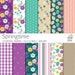 Springtime Digital Paper Bird Egg Paper Primroses 12x12 300 Dpi ...