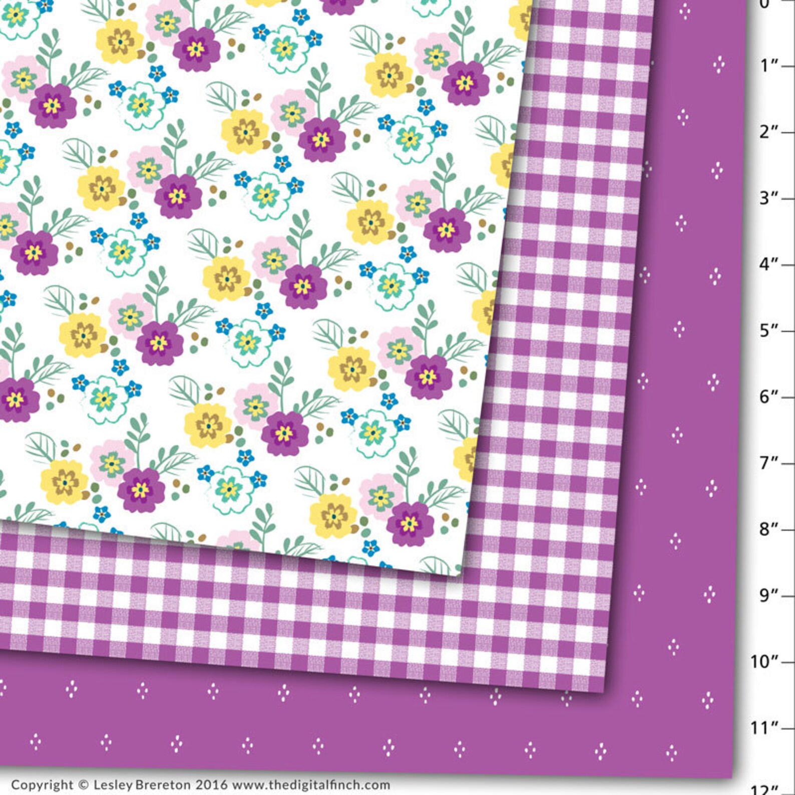 Springtime Digital Paper Bird Egg Paper Primroses 12x12 300 Dpi ...