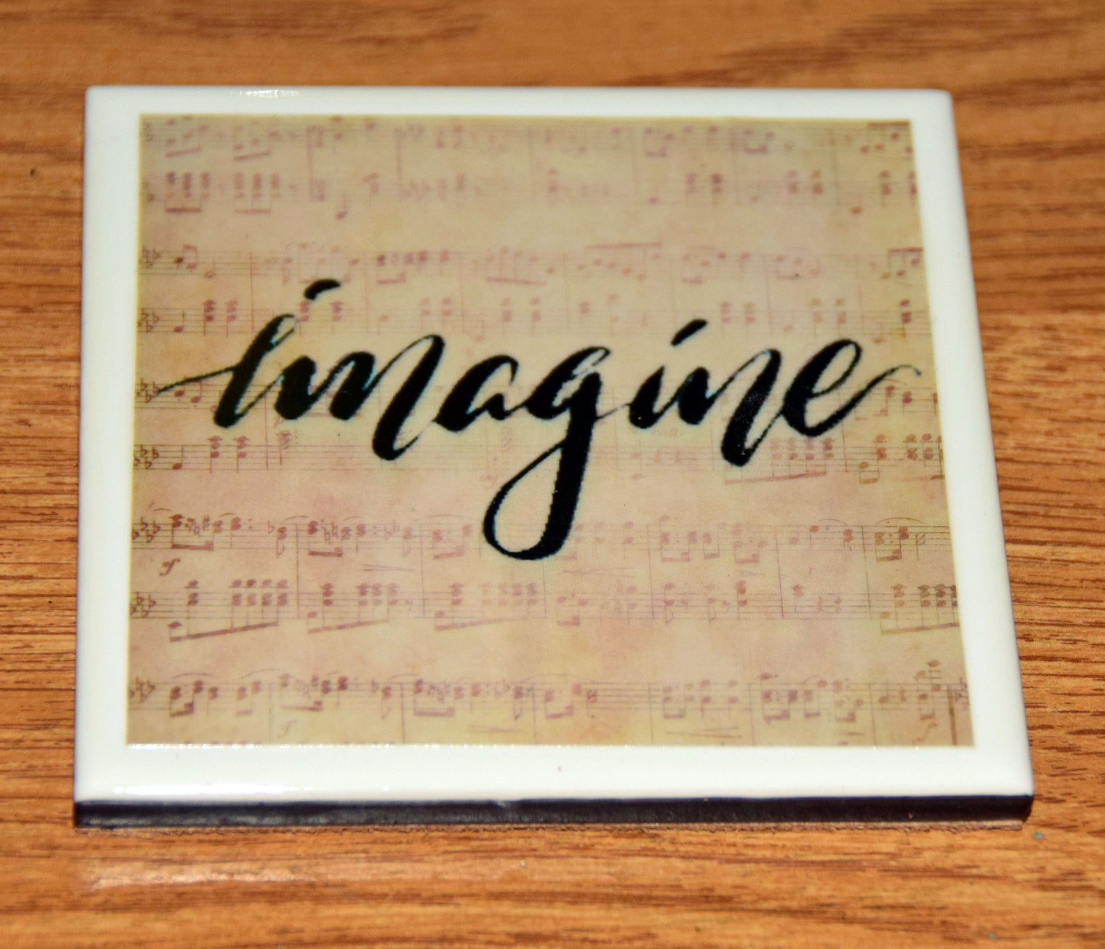 Ceramic Tile Coasters Words to Live by Coasters!! Set of 4 - Etsy