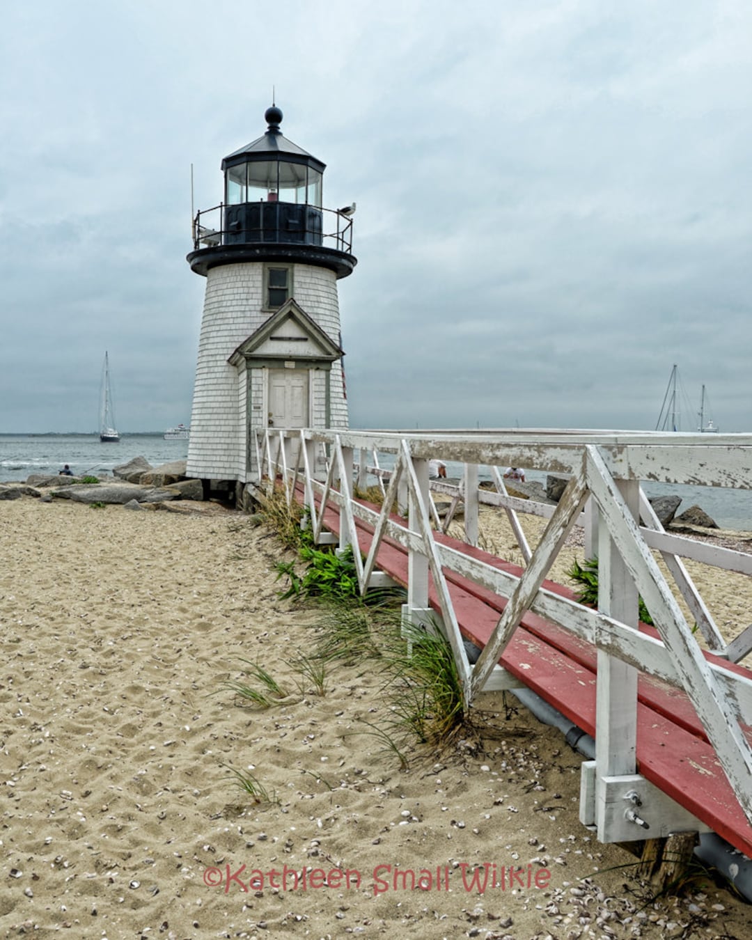 Brant Point Lighthouse, Nantucket,nautical Art,beacon,summer Time,ocean ...