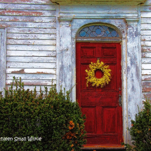Red Door Photo - Etsy