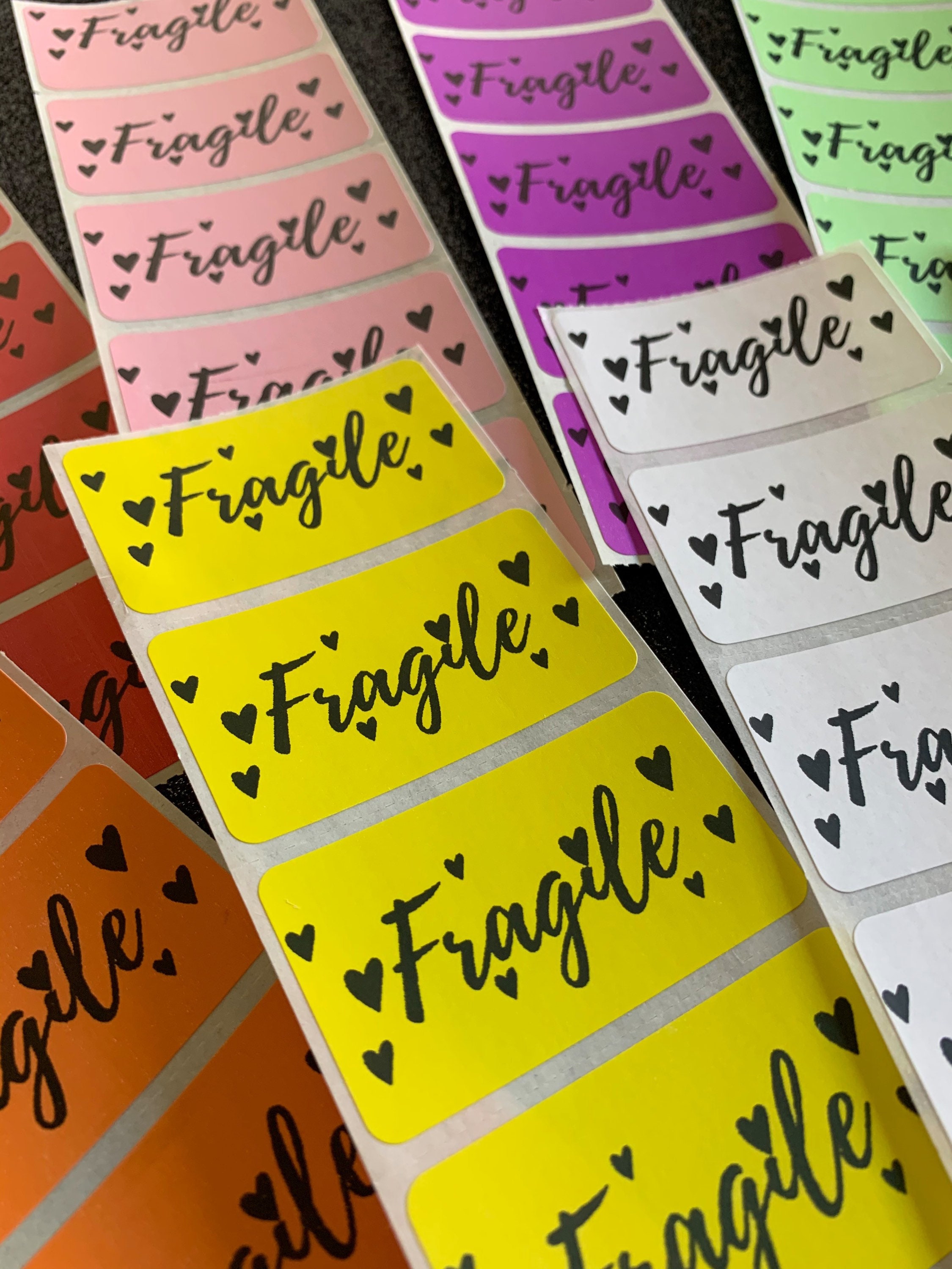 Fragile Labels Fragile Stickers Small Business Labels 2x1 - Etsy