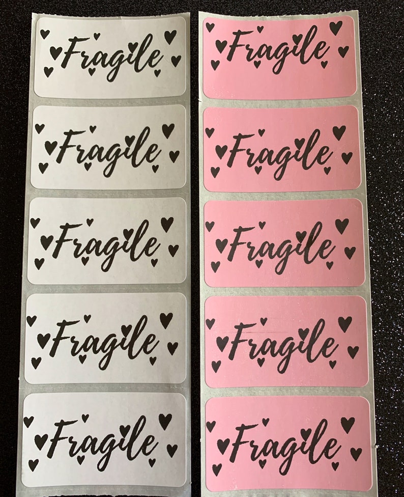 Fragile Labels Fragile Stickers Small Business Labels 2x1 - Etsy
