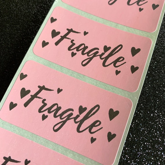 Fragile Labels Fragile Stickers Small Business Labels 2x1 | Etsy