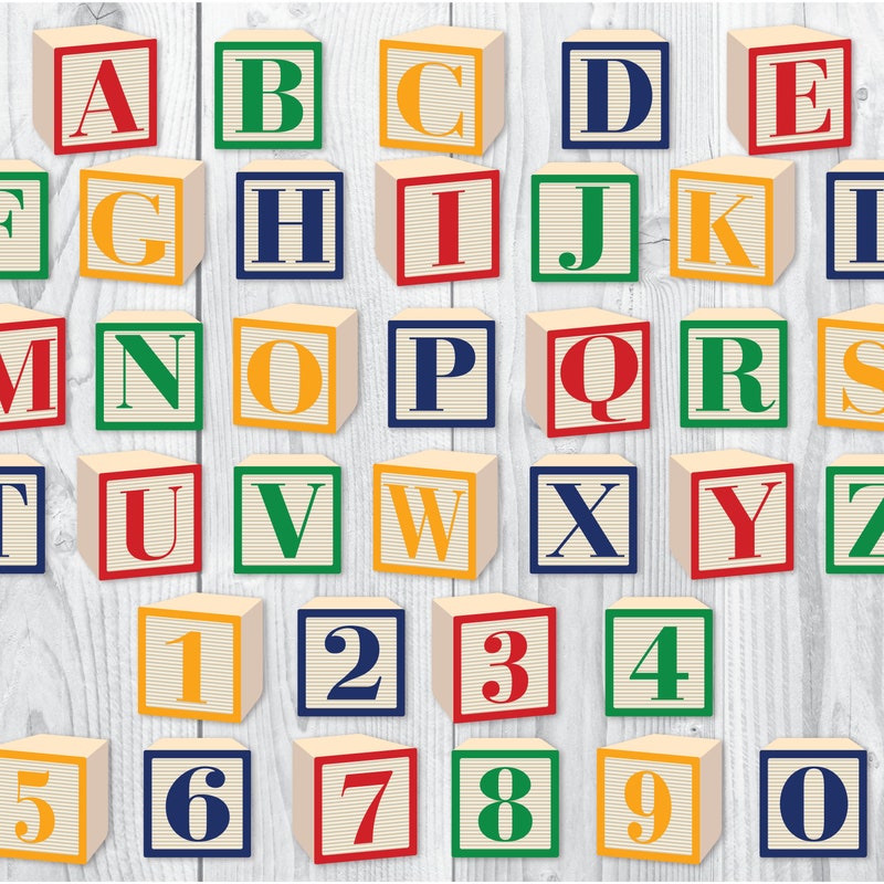 Colored Block Custom - Etsy