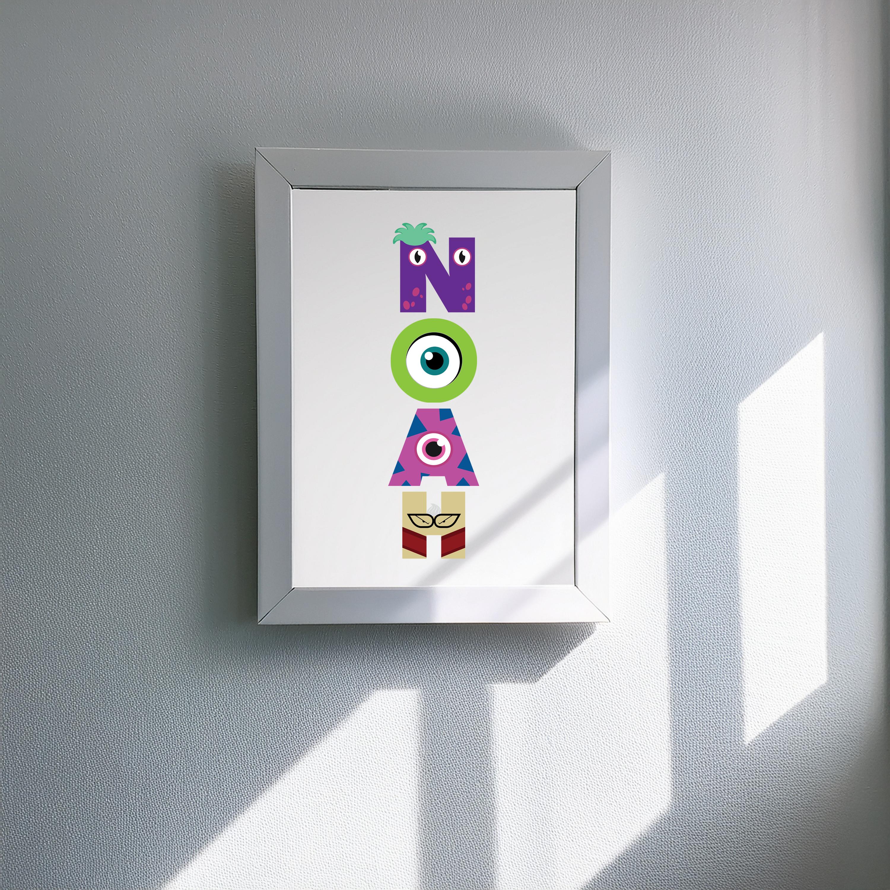 Monster Alphabet Clipart – A-Z PNG Letters With Transparent Background ...