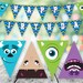 INSTANT DOWNLOAD / Monsters / Pennant Party Banner - Etsy