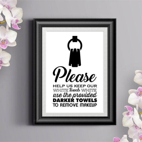 Dirty Towels Sign - Etsy