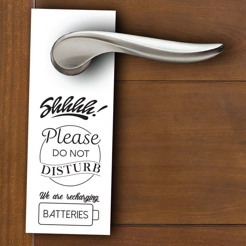 Do Not Disturb Door Hanger - Etsy