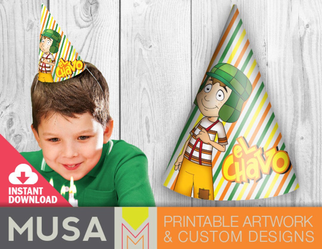 EL CHAVO / Printable Party Hat - Digital File - Instant Download - Etsy