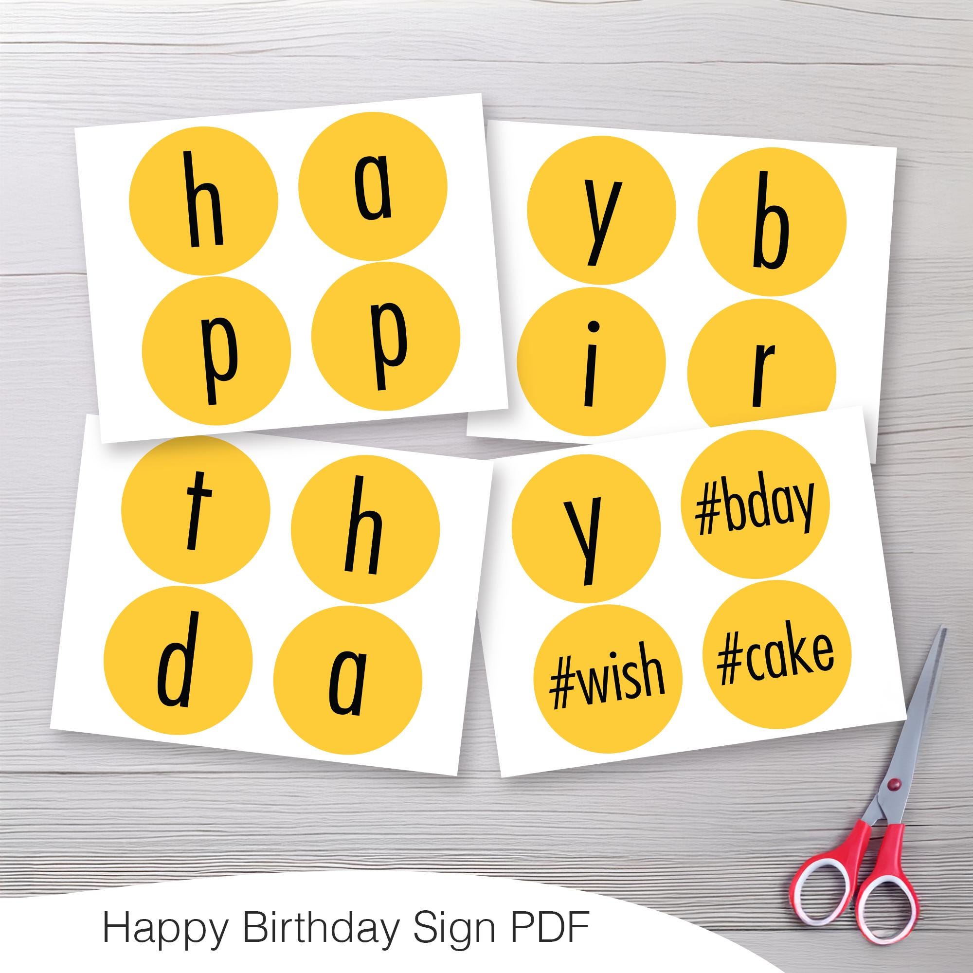 Emoji Party Banner Letters & Decorations | Printable Alphabet + Emojis ...