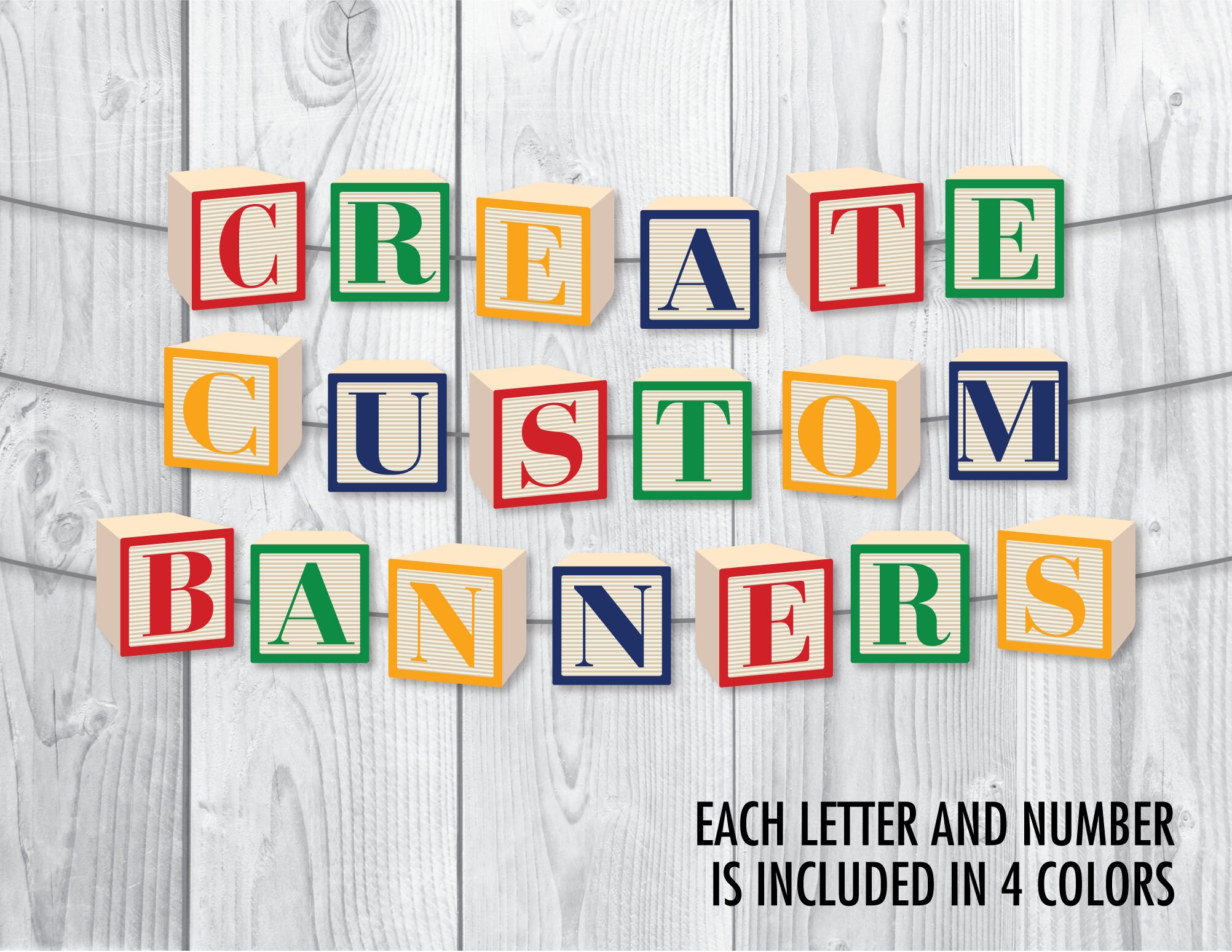 INSTANT DOWNLOAD / Wood Block Alphabet With Transparent Backgrounds ...