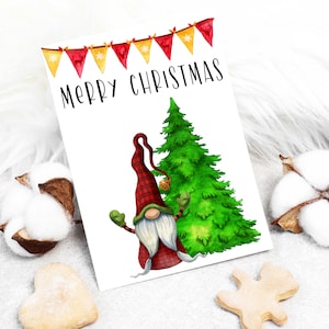 Printable Merry Christmas Card Digital Download Printable - Etsy
