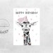 Giraffe Birthday Card for Girls Digital Download Printable - Etsy
