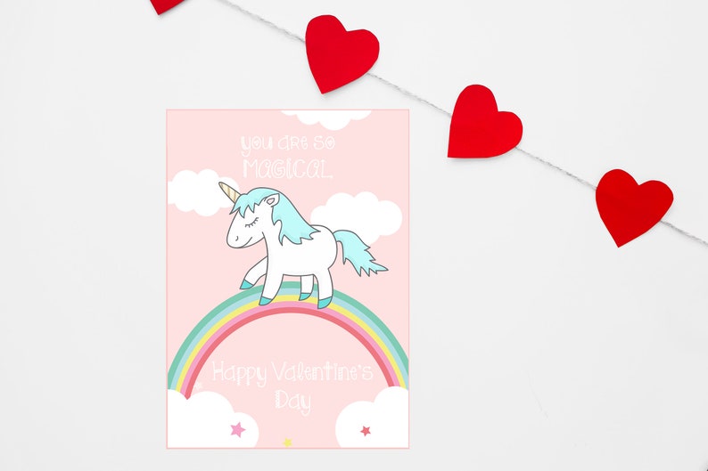 Valentines Day Kids Cards Digital Download Printable Cards - Etsy