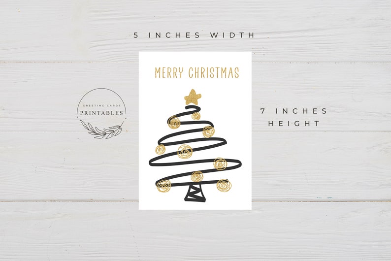 merry-christmas-card-digital-download-golden-christmas-card-etsy