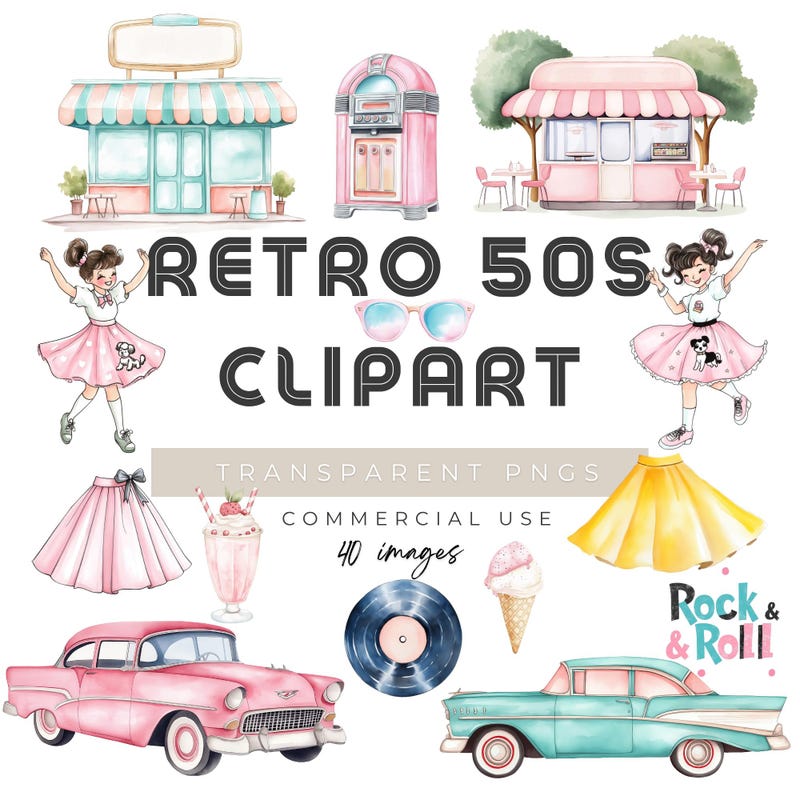 50s Diner Decor - Etsy