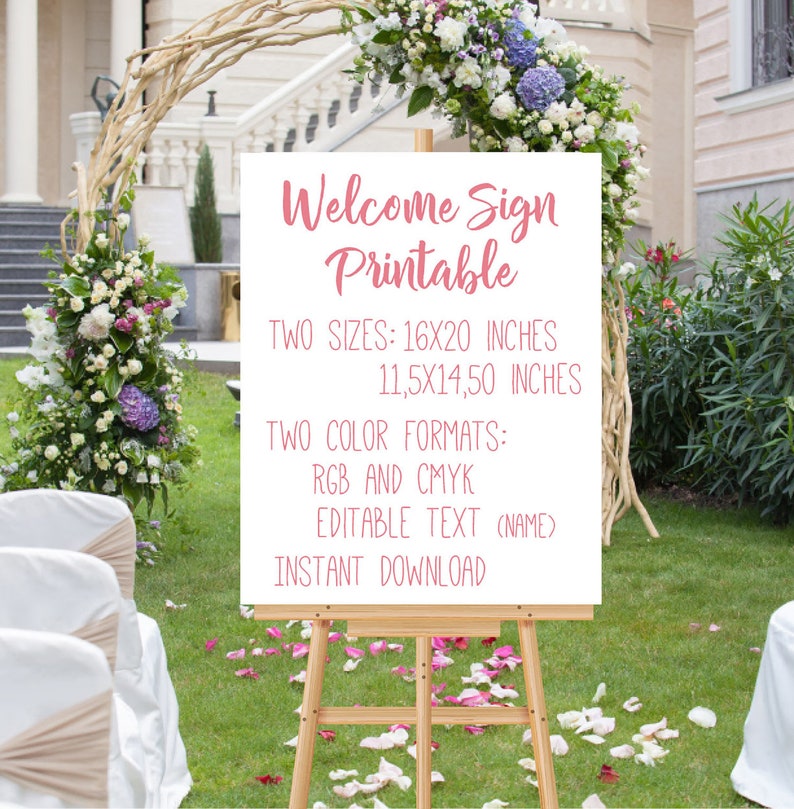 Airplane Welcome Sign Printable sign Birthday welcome sign | Etsy