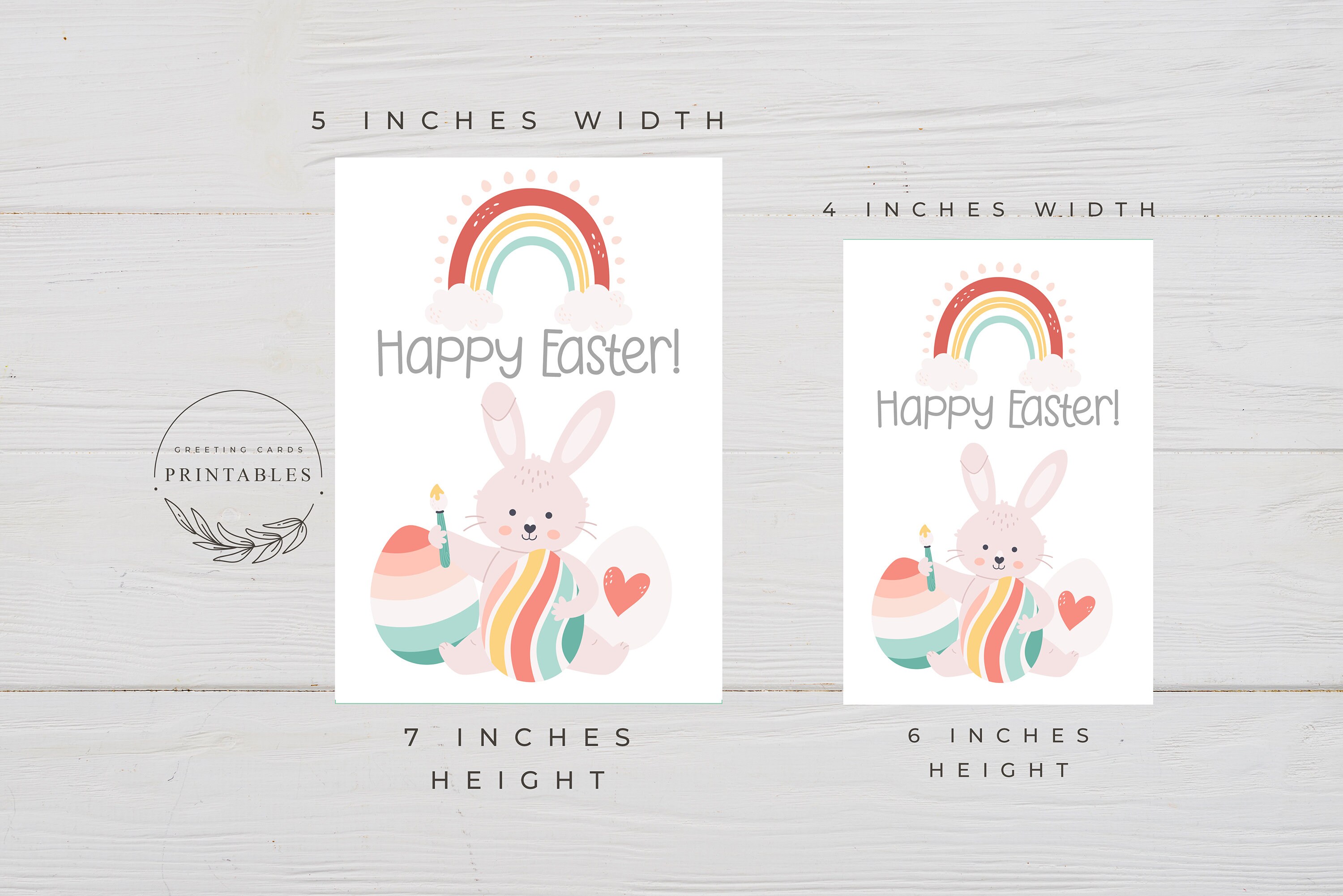 Printable Easter Card for Kids Digital Download Happy Easter | Etsy