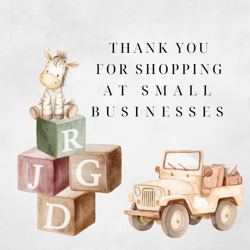 Watercolor Baby Blocks Clipart: Vintage Toy Alphabet & Numbers (digital ...