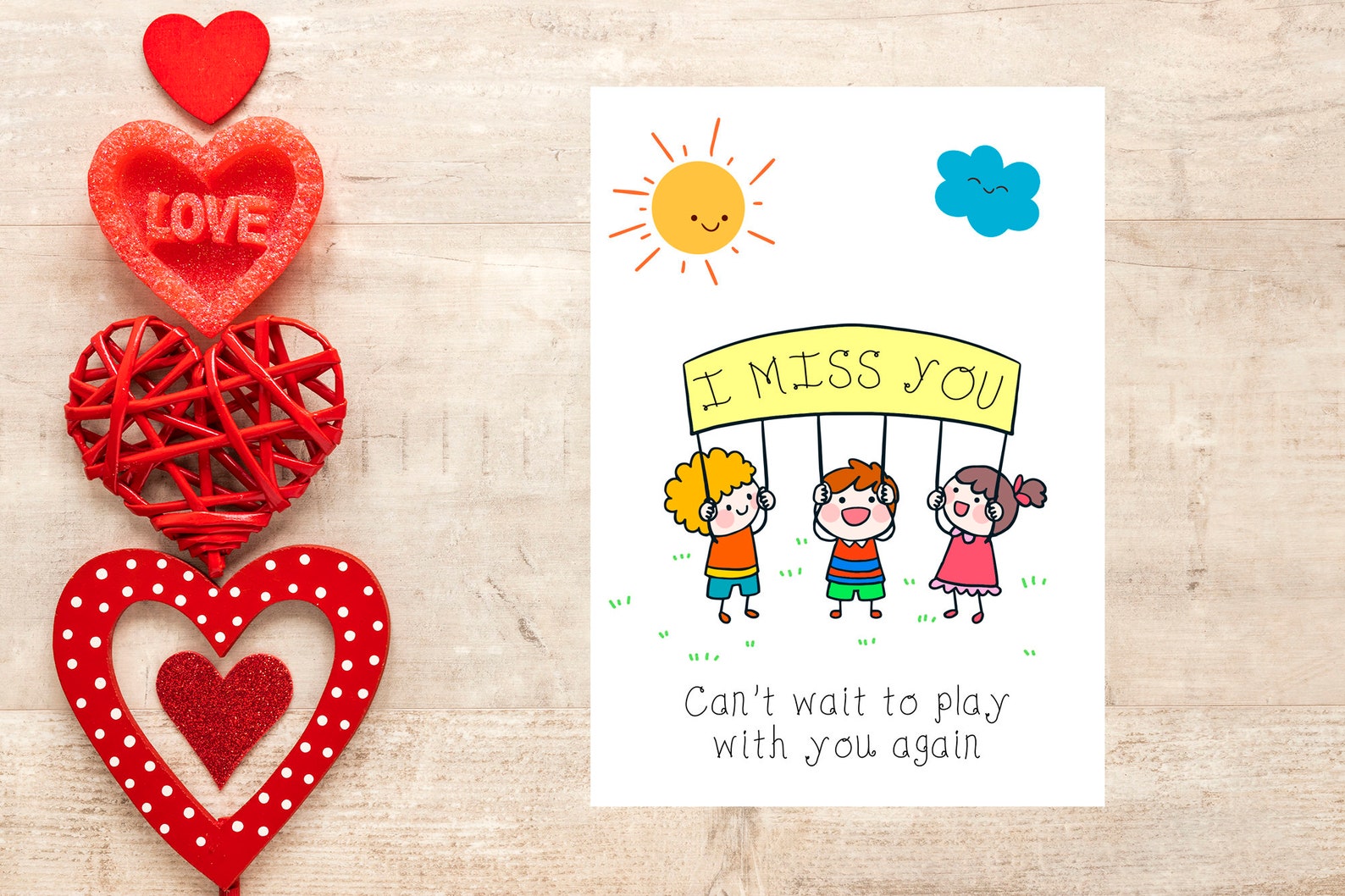 Greeting Card for Kids Digital Download Kids Card Printable - Etsy