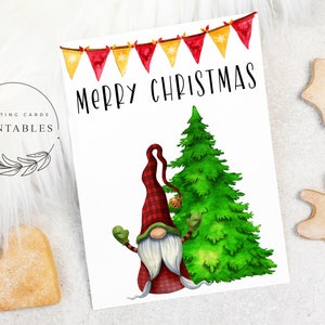 Printable Merry Christmas Card Digital Download Printable - Etsy