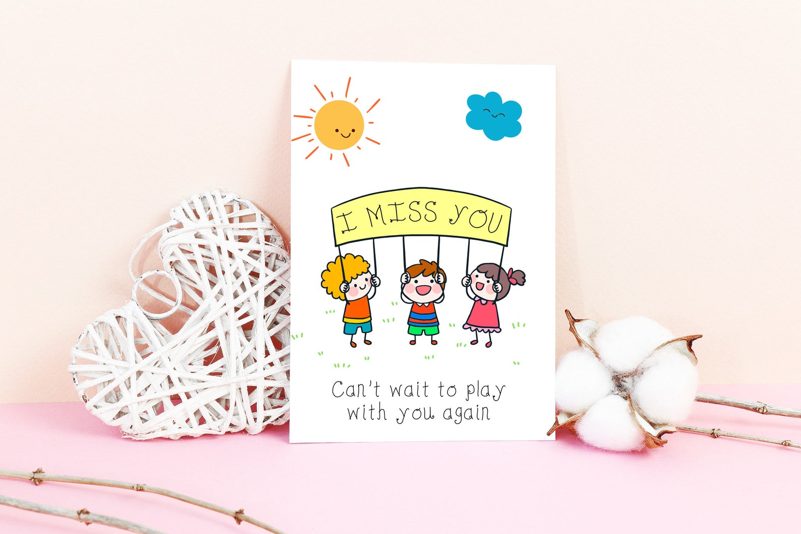 Greeting Card for Kids Digital Download Kids Card Printable - Etsy