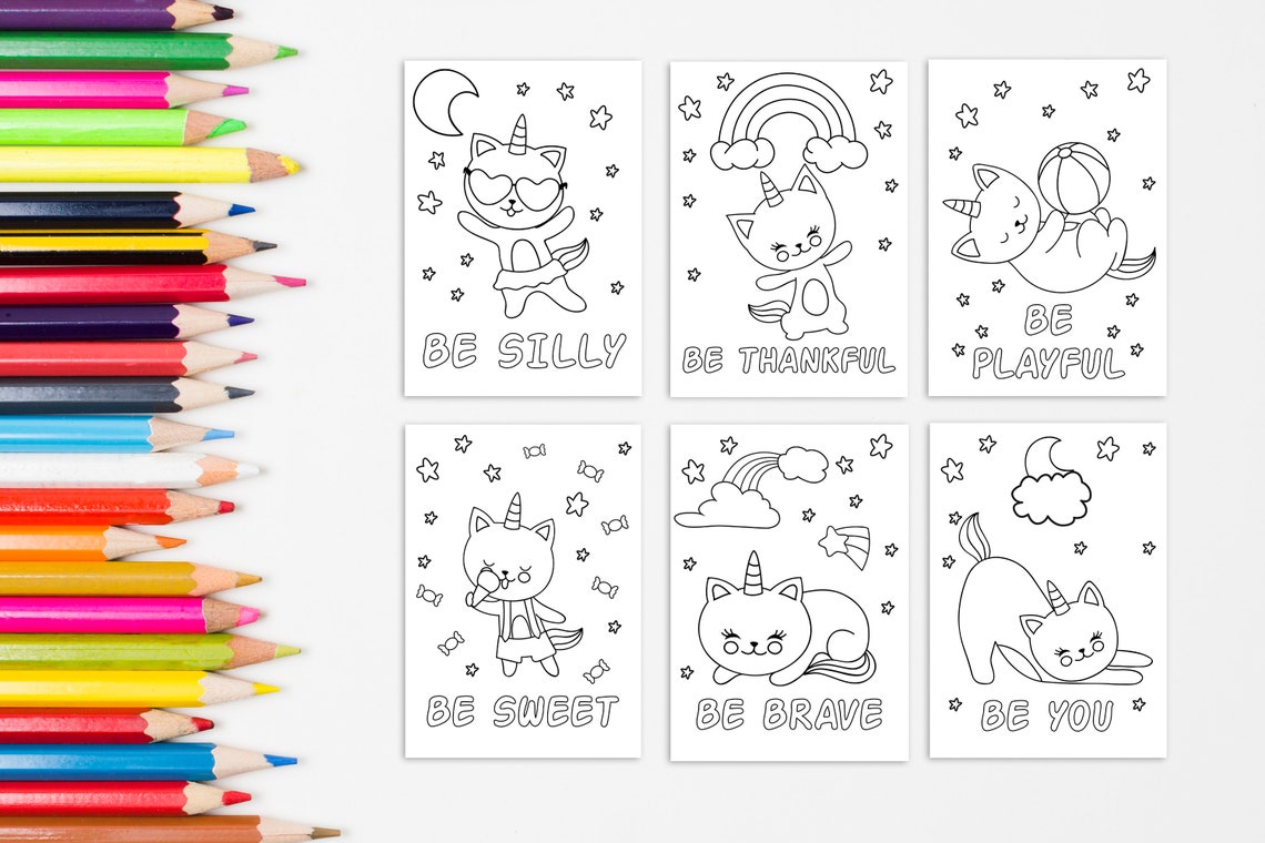 Kids Coloring Pages Digital Download Printable Coloring - Etsy