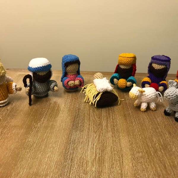 Crochet Nativity Set - Etsy